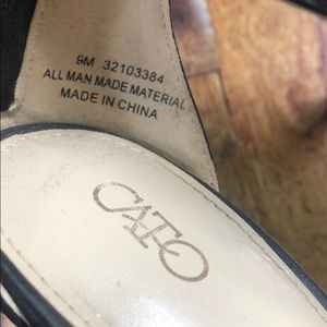 Cato | Shoes | Cato Black Heels Sandals Size 9m | Poshmark